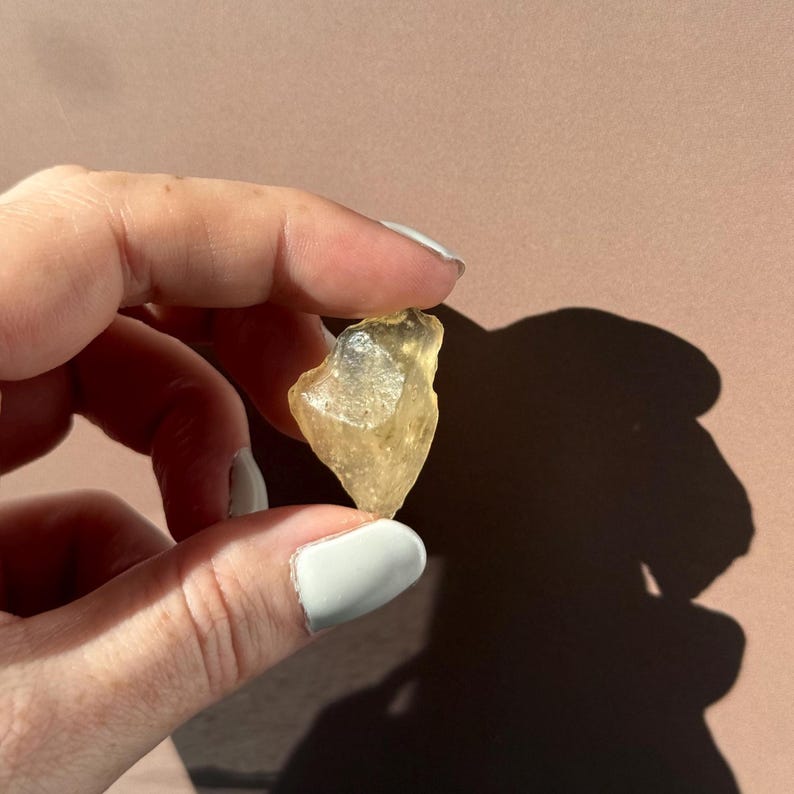 Genuine Libyan Desert Glass | Ancient Golden Impact Glass From the ...