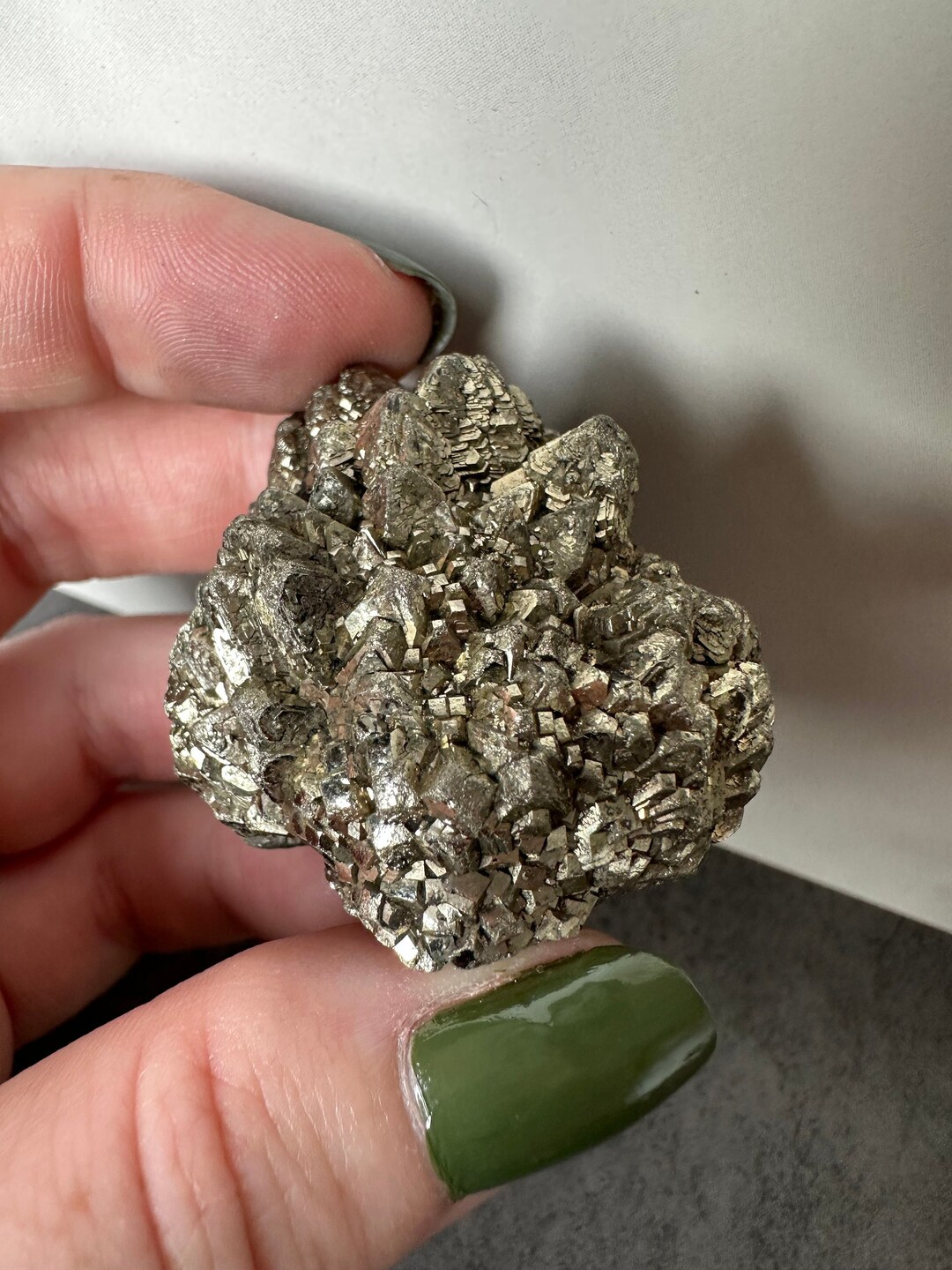 Pyrite After Marcasite Pseudomorph Golden Prophecy Stone - Etsy
