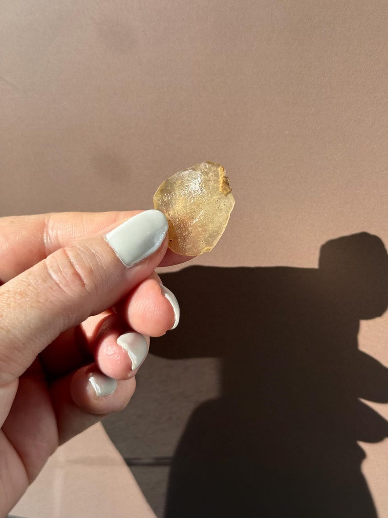Genuine Libyan Desert Glass | Ancient Golden Impact Glass From the ...
