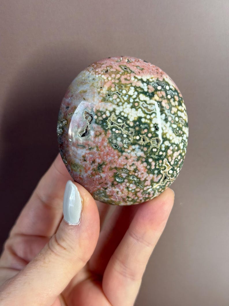 Ocean Jasper Palmstone | Orbicular Polished Stone | Ultimate Crystal ...