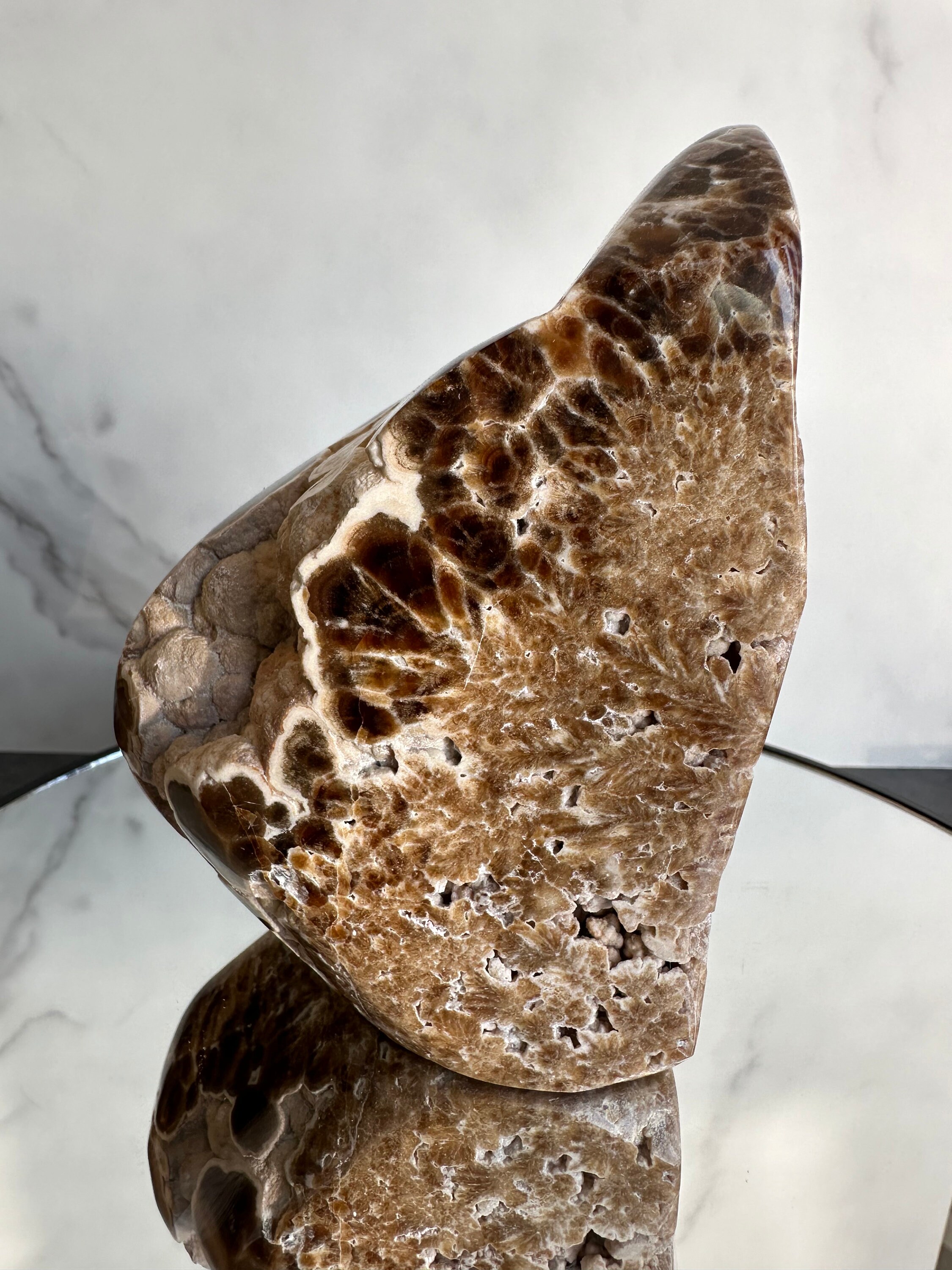 Gorgeous Chocolate Calcite Freeform | Unique Pattern - Etsy