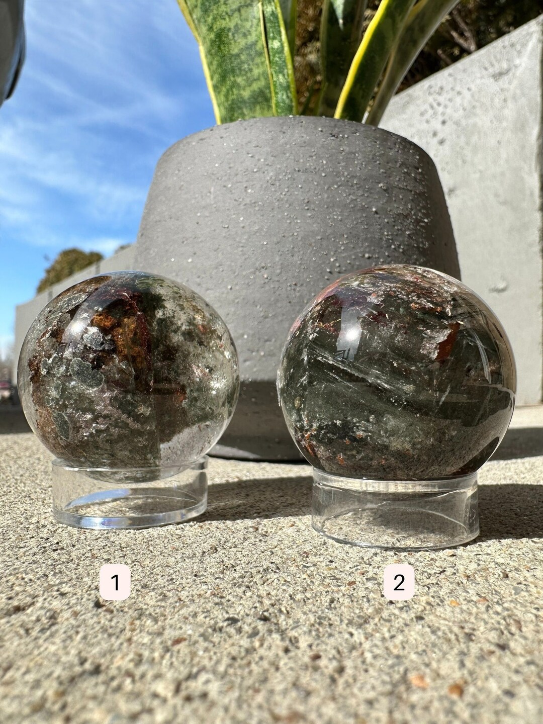 Gorgeous Garden Quartz Spheres - Etsy