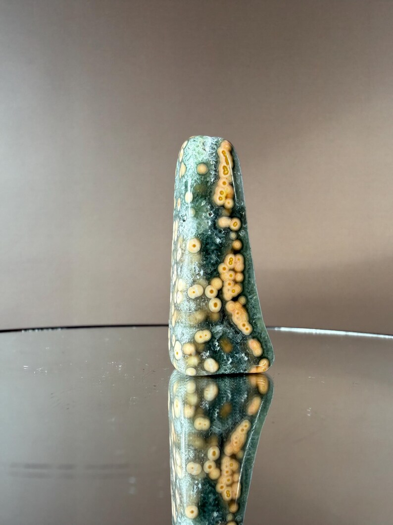 Mini Ocean Jasper Freeform | Polished Orbicular Jasper | Pocket Crystal ...