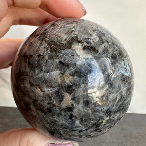 Larvikite Sphere Stand Included - Etsy