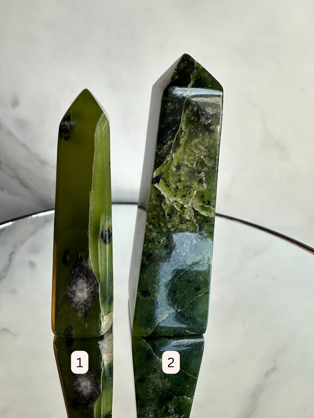Nephrite Jade Towers (smaller Size) - Etsy