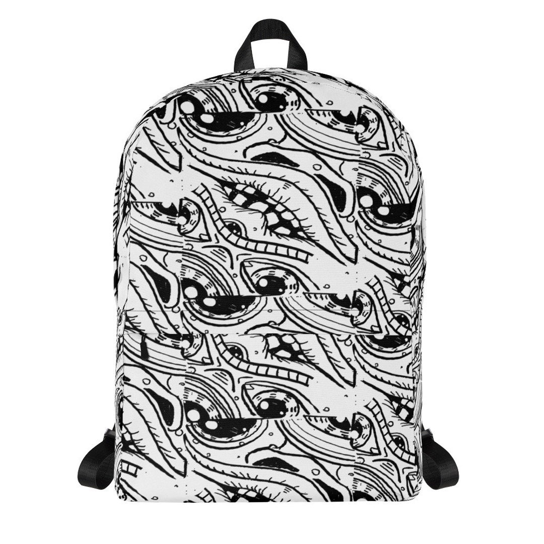 Mouth Eyes Backpack - Etsy