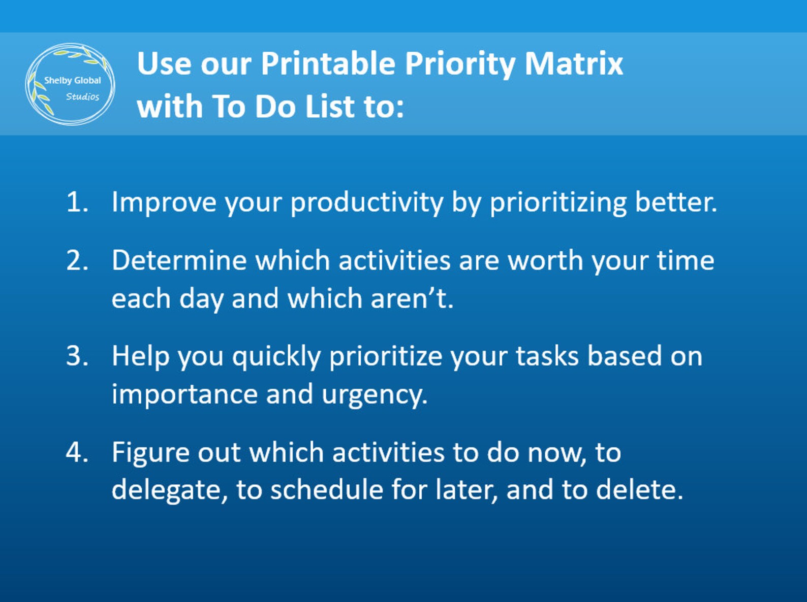 Printable Priority Matrix With to Do List, Eisenhower Decision-making ...