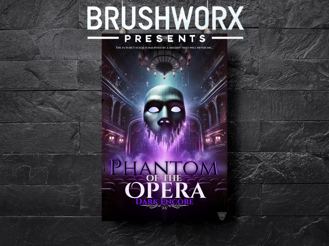 Phantom of the Opera Art Print: Gothic Horror, Futuristic Opera Decor ...