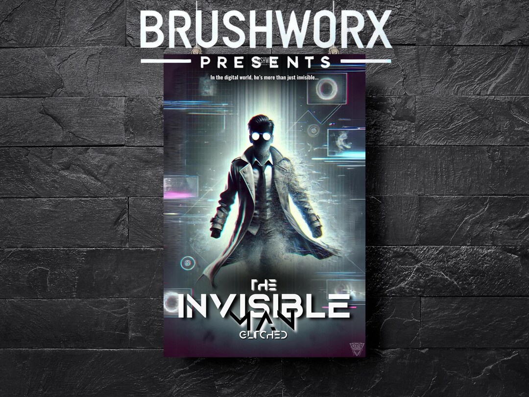 The Invisible Man: Glitched | Cybernetic Stealth Art Print | Futuristic ...