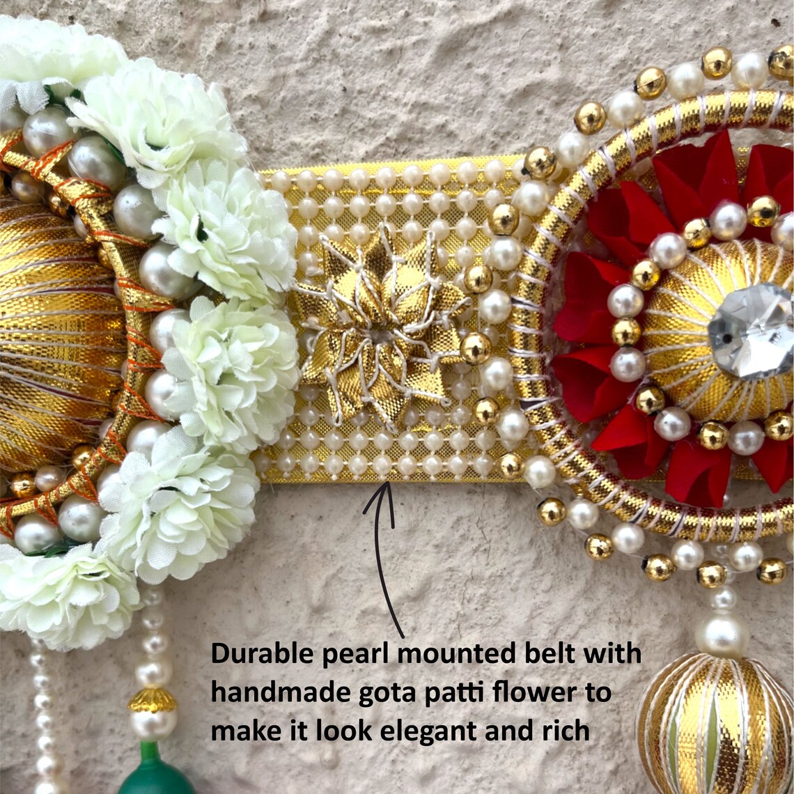 Buy Handmade Thoranam for Main Door Made Out of Artoficial Flower With ...