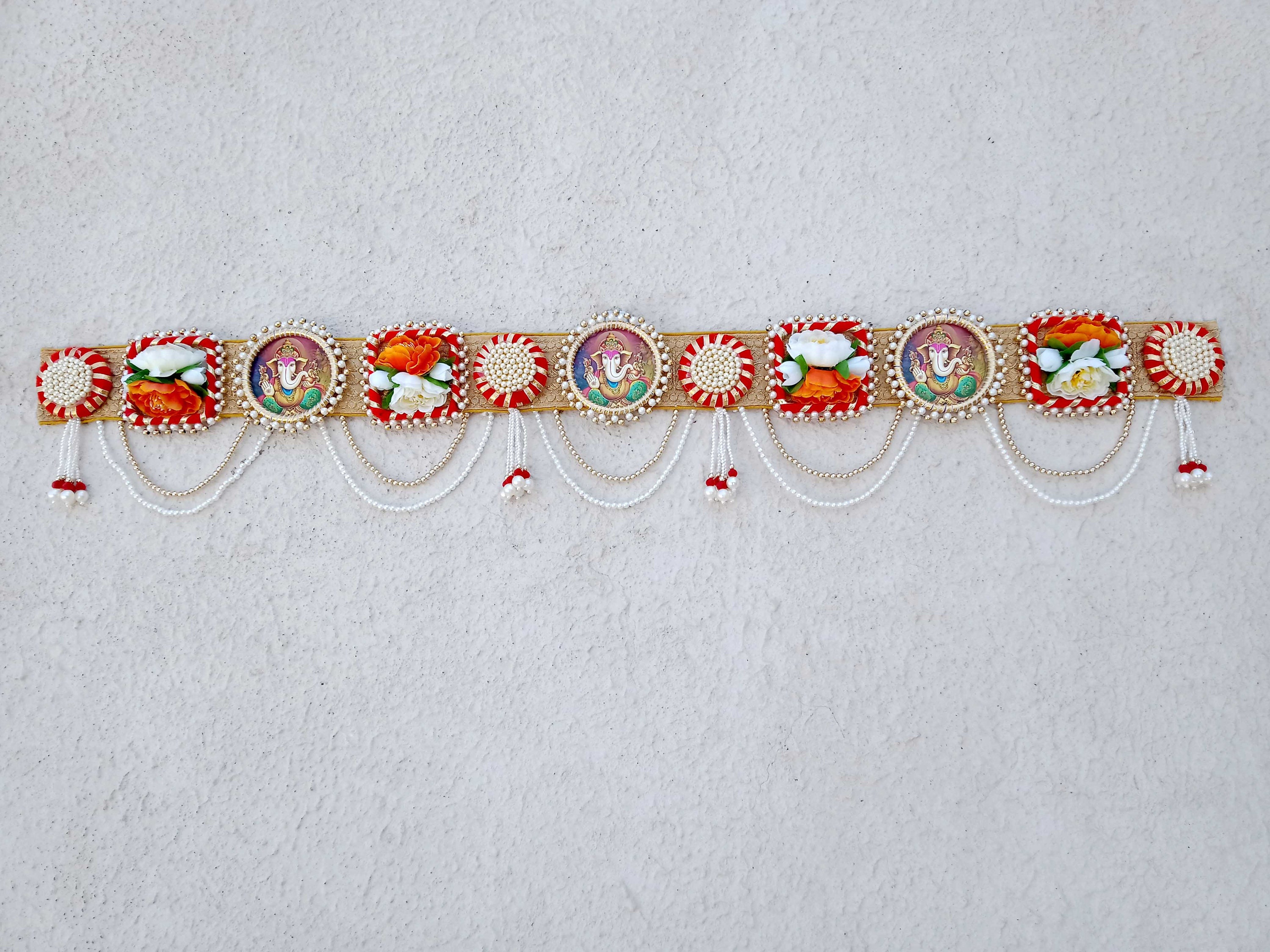 Ganesh Ji Main Door Toran Hanging Indian Garland for Diwali and ...