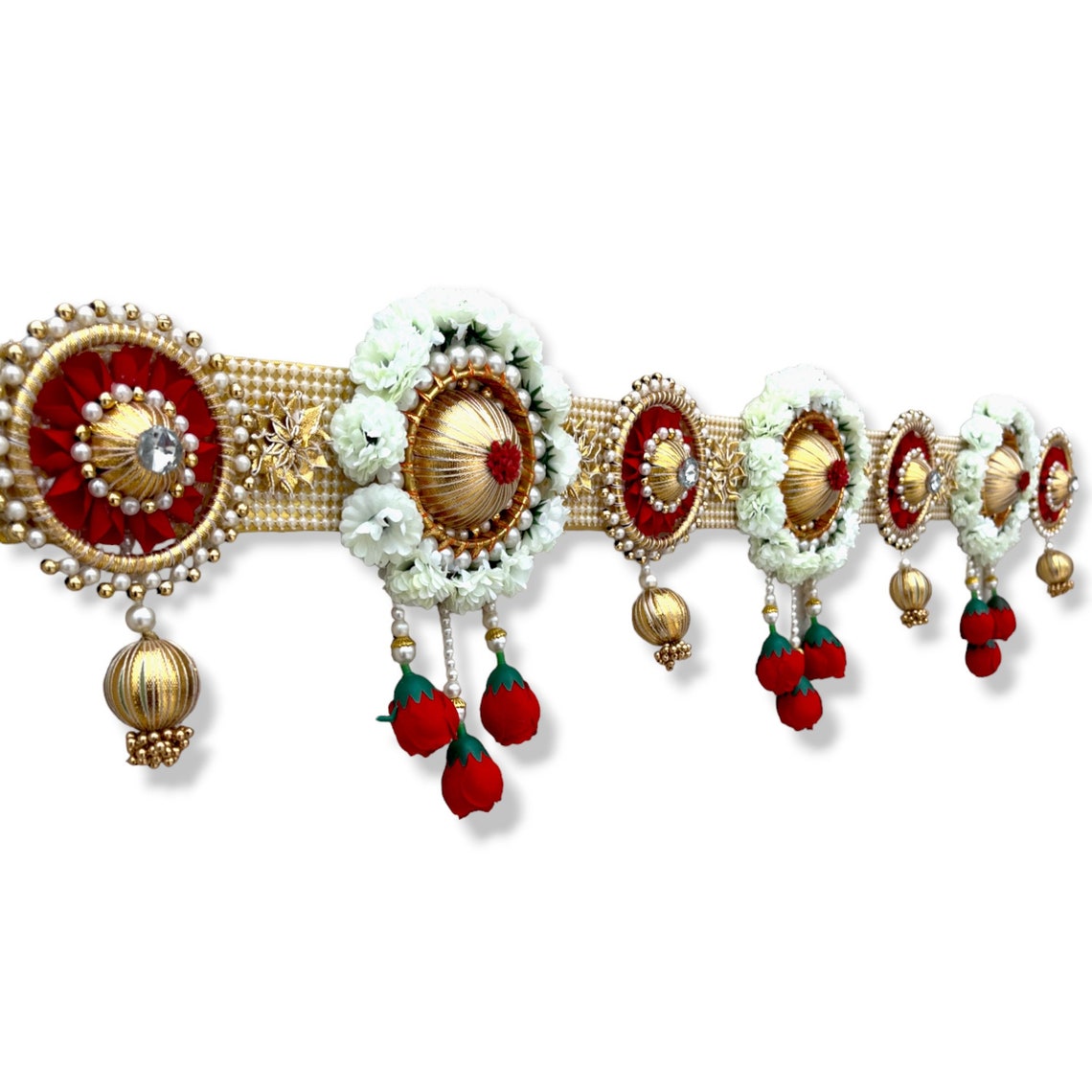 Buy Handmade Thoranam for Main Door Made Out of Artoficial Flower With ...