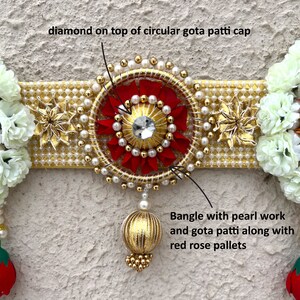 Buy Handmade Thoranam for Main Door Made Out of Artoficial Flower With ...