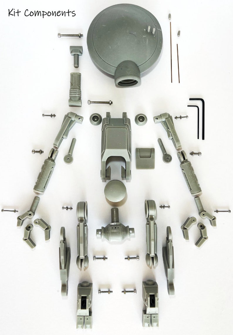 Pit Droid 3D Model PRINTED 1/3 Scale Inspired movie Styled 3D Printable ...