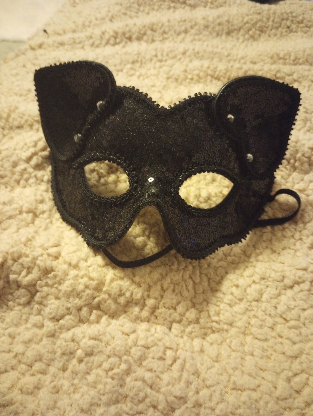 Black Cat Mask - Etsy