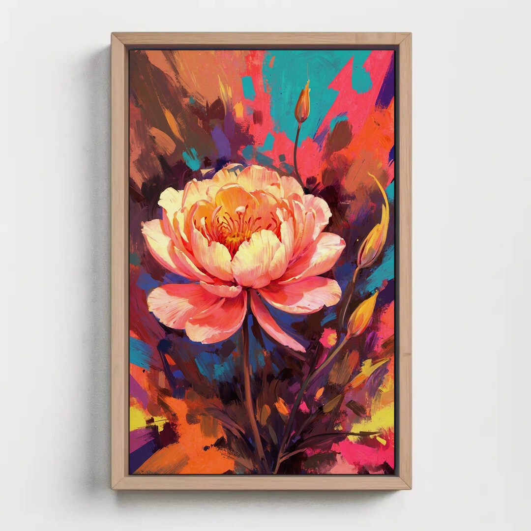 8x10 Print Rose Hues Abstraction Colorism Inspired Digital Art Modern ...