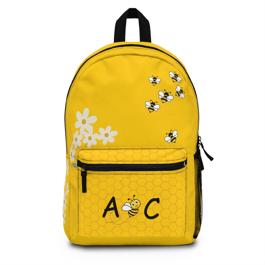 Bumble Bee Backpack, Yellow Backpack, ABC Bumblebee, Back to School ...