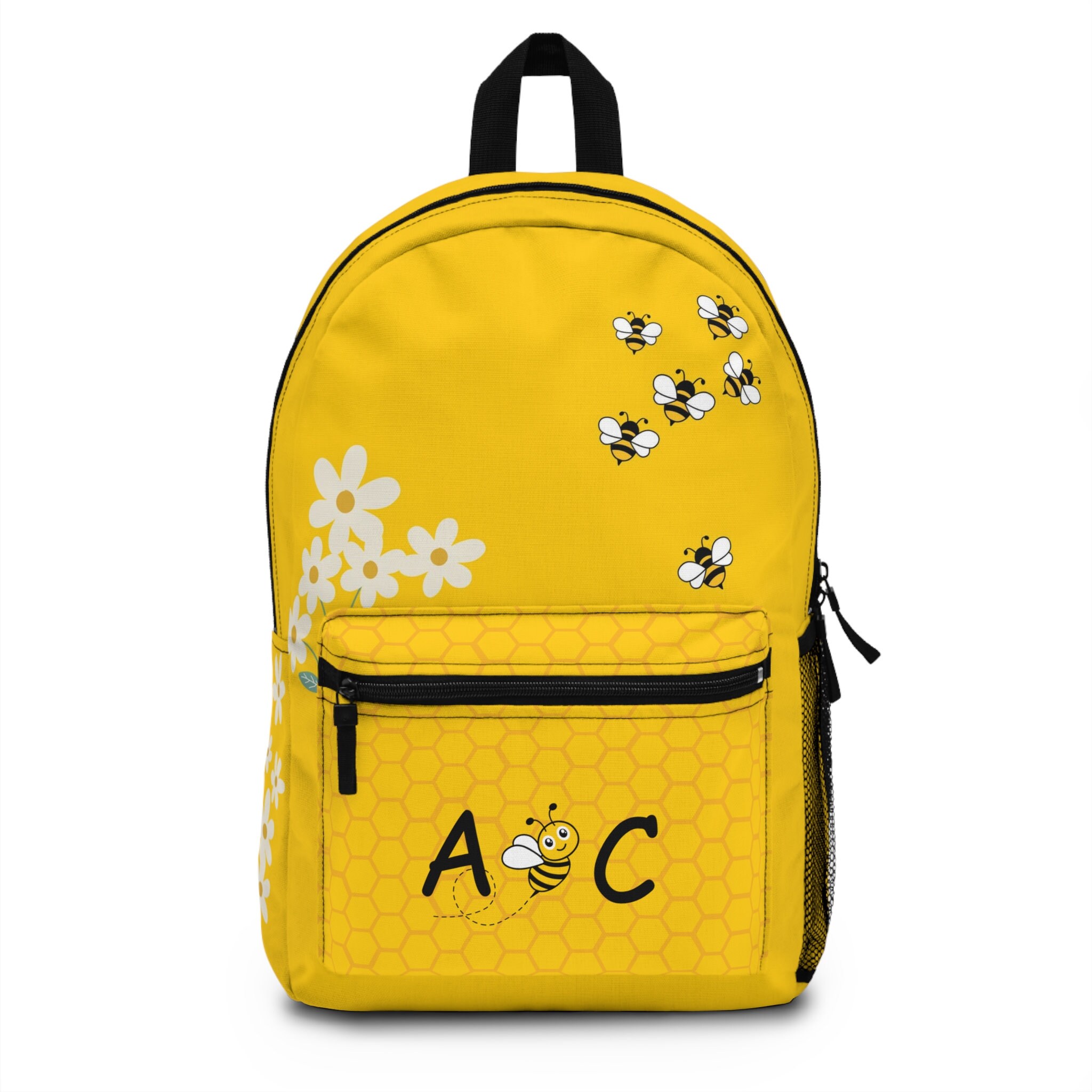 Bumble Bee Backpack, Yellow Backpack, ABC Bumblebee, Back to School ...