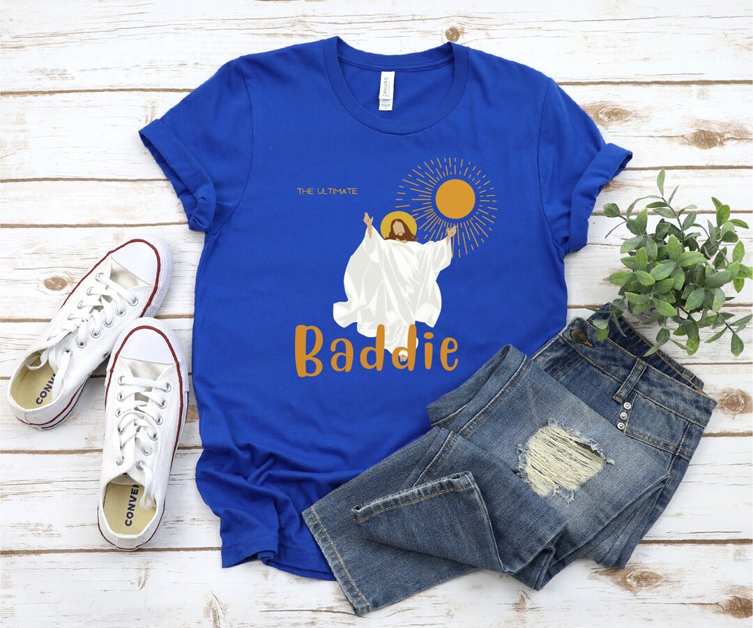 Baddie Jesus Graphic Tee, Christian Bella Canvas T-shirt - Etsy