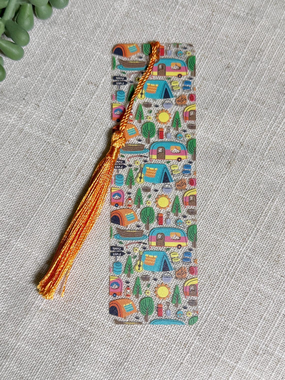 Camping Bookmark for Readers - Camp, Camper, Tent, Hike, Hiking, RV ...