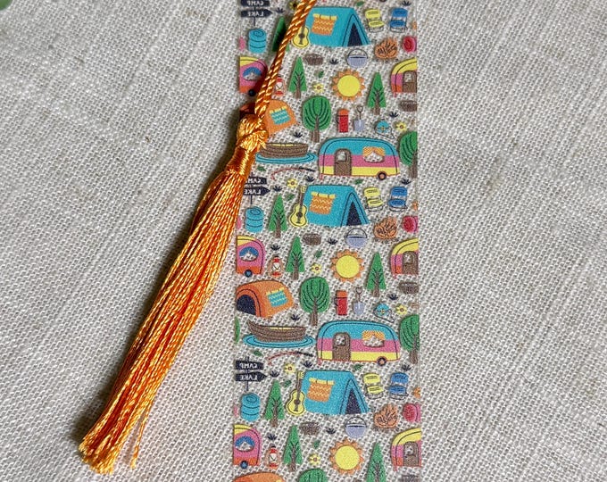 Camping Bookmark for Readers - Camp, Camper, Tent, Hike, Hiking, RV ...