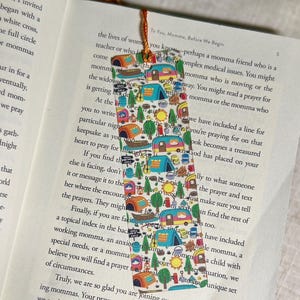 Camping Bookmark for Readers - Camp, Camper, Tent, Hike, Hiking, RV ...