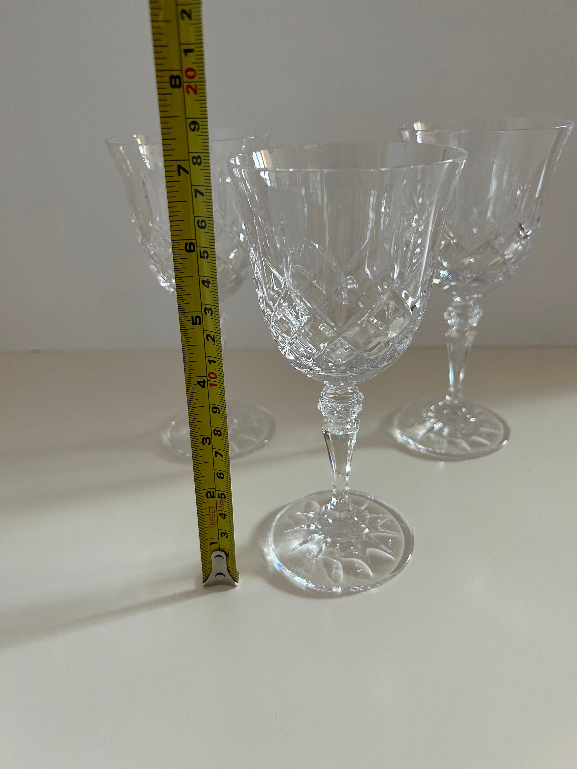 Galway Crystal Wine Glasses Set Of 3 Etsy