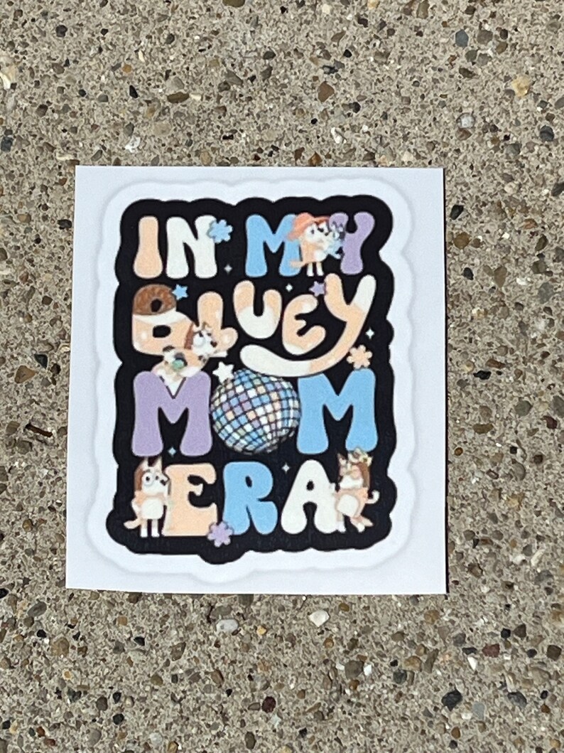 Bluey Waterproof Stickers - Etsy