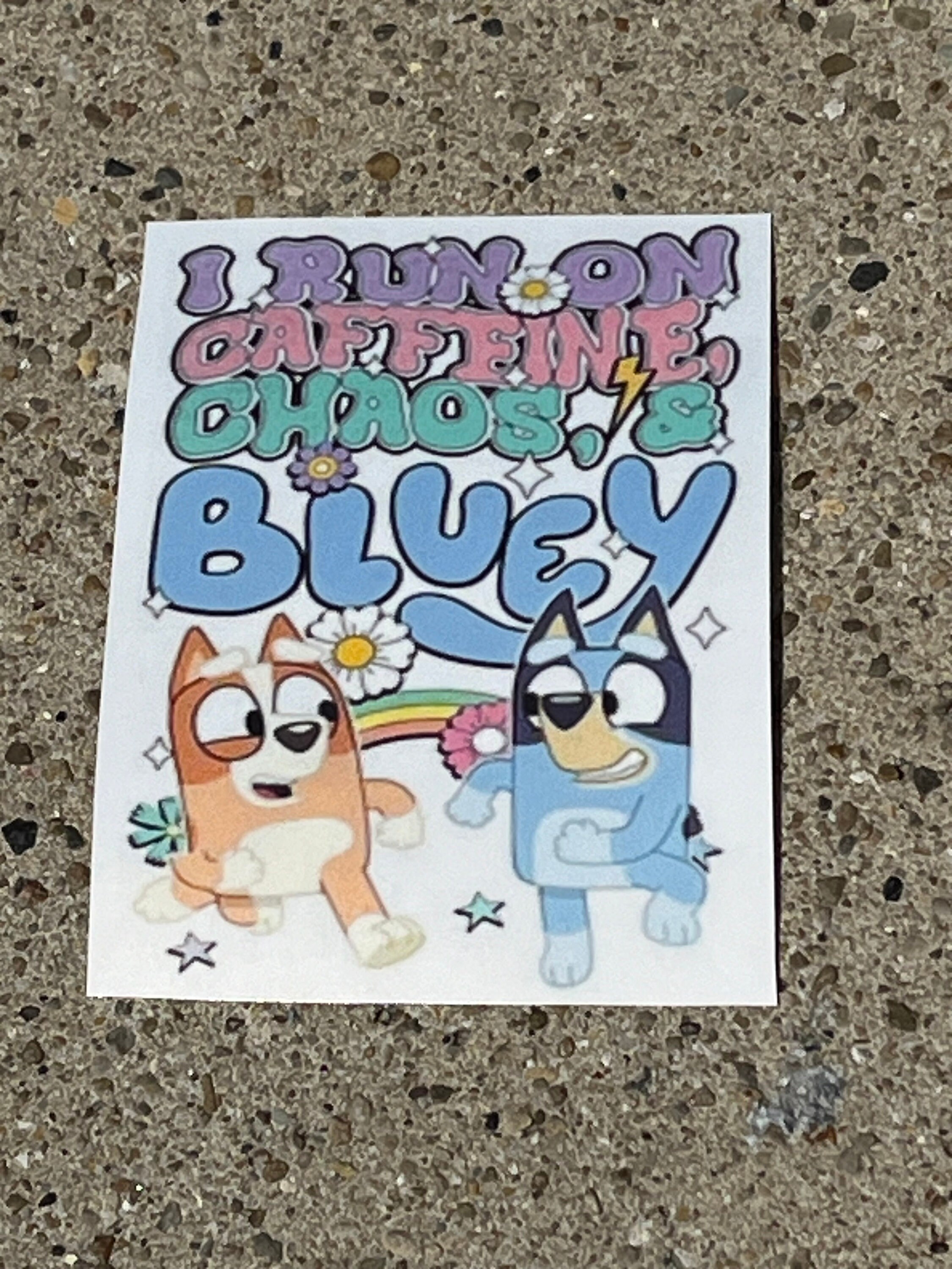 Bluey Waterproof Stickers - Etsy