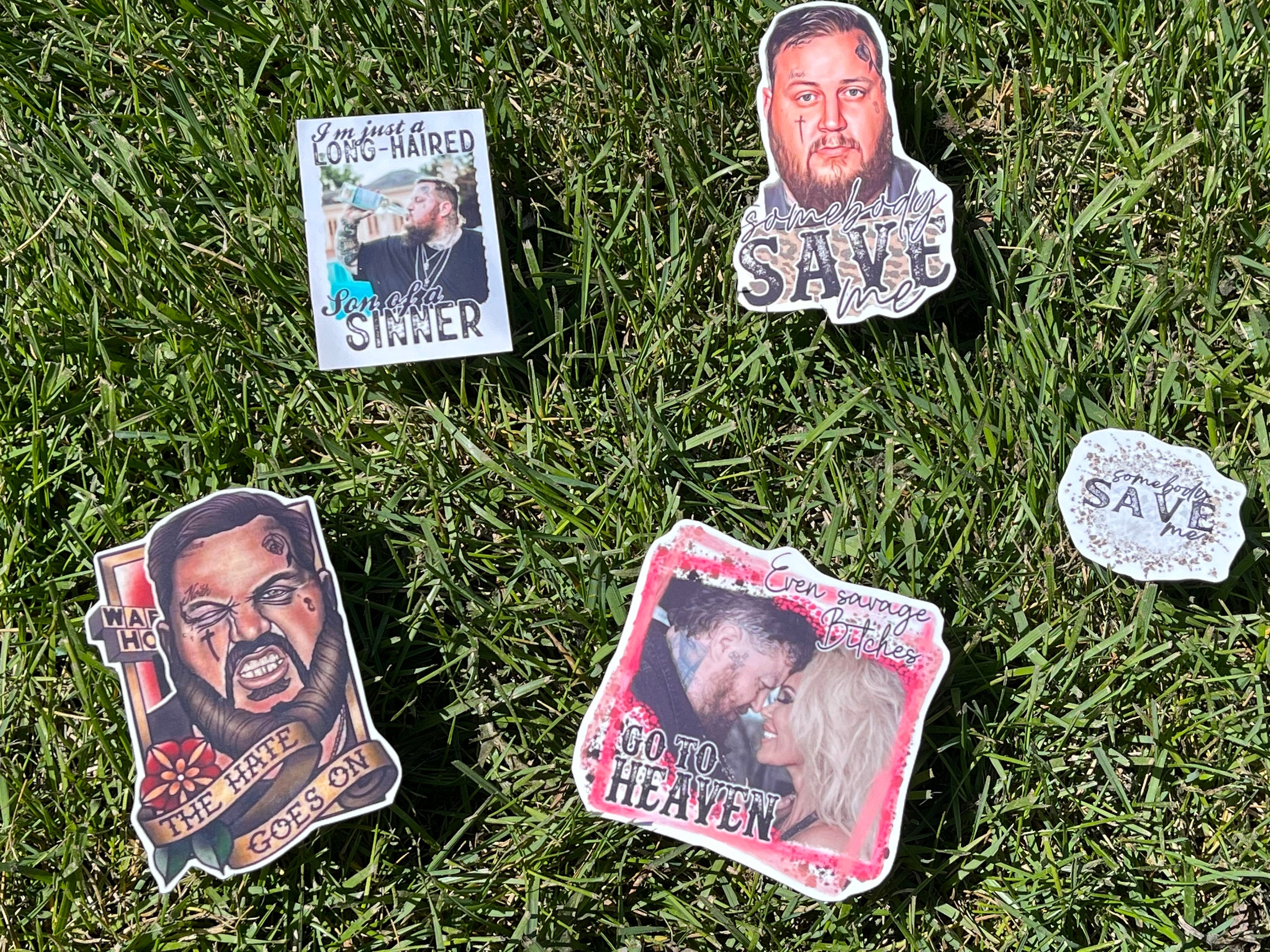 Jelly Roll Music Waterproof Sticker/decal Pack - Etsy