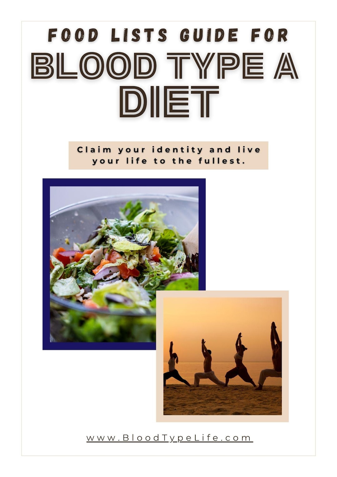 Blood Type A Diet Food List Guide (PDF Download) - Etsy