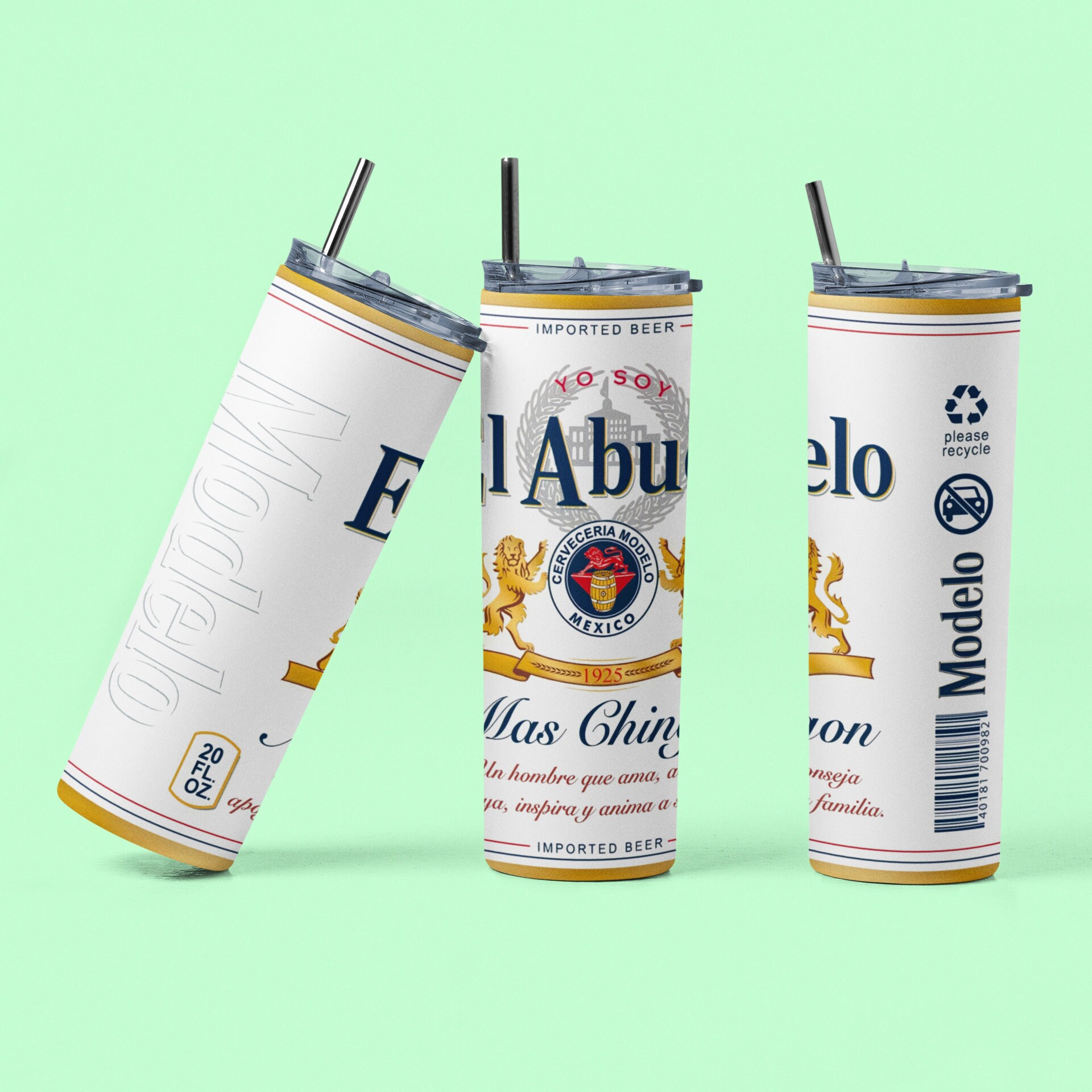 El Abuelo Mas Chingon Modelo Tumbler - Etsy