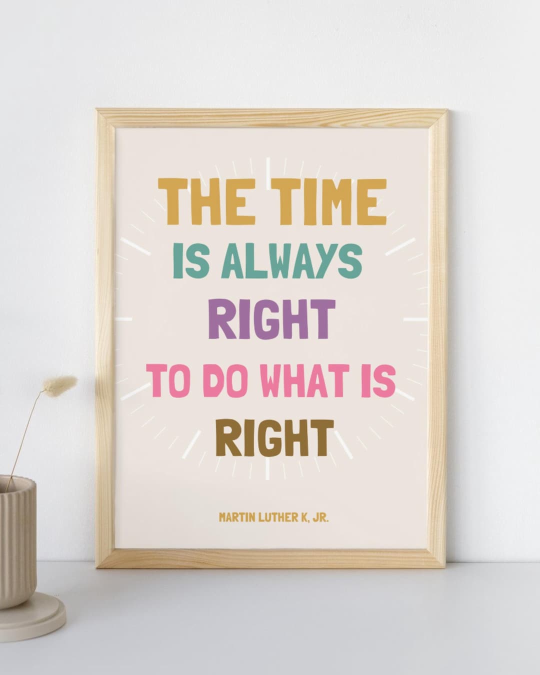 The Time is Always Right to Do What is Right, Martin Luther King Jr ...