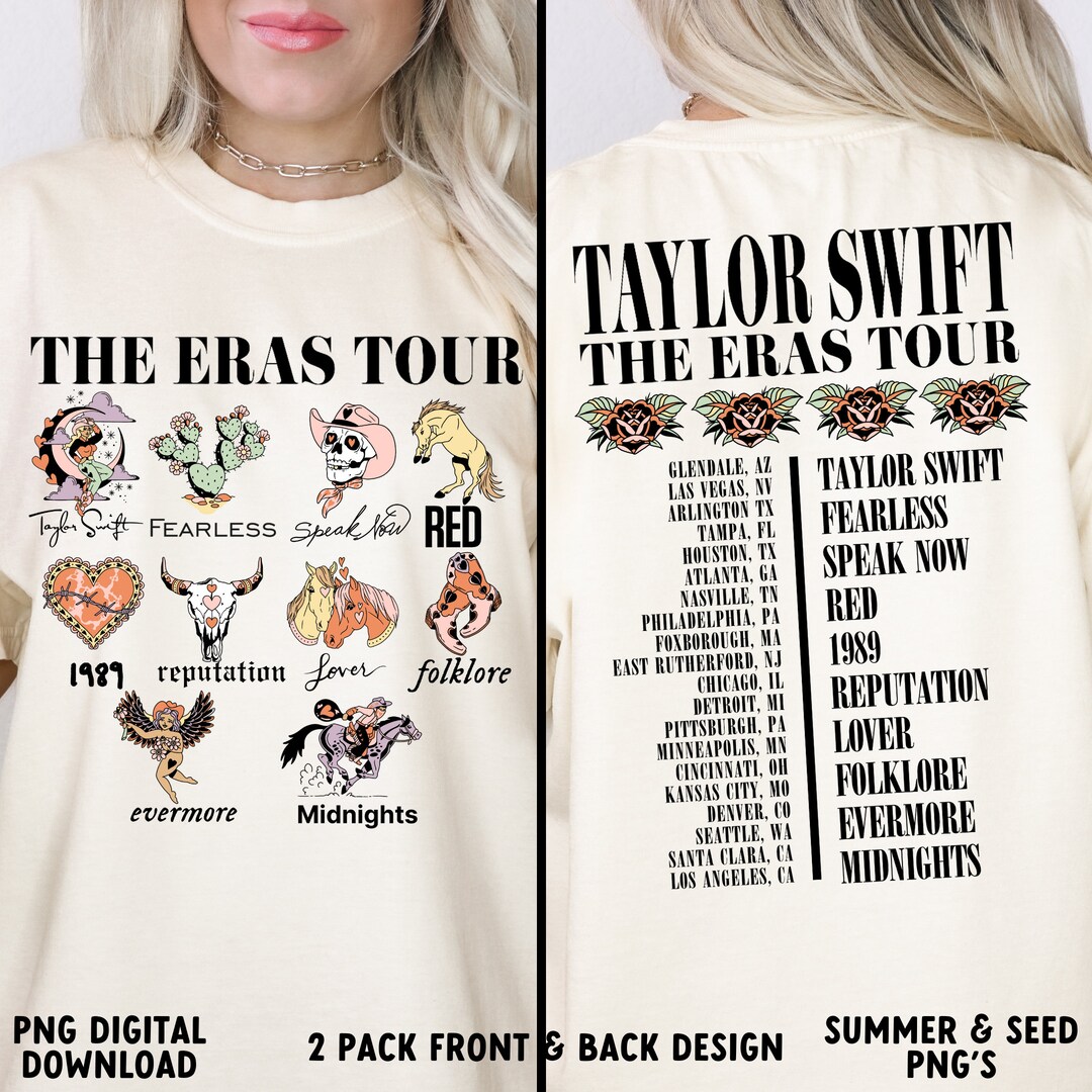 The Eras Tour Png Taylor's Version Swiftie Merch Eras Tour - Etsy