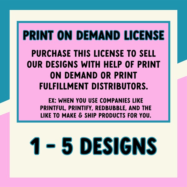 Print on Demand Pod - Etsy