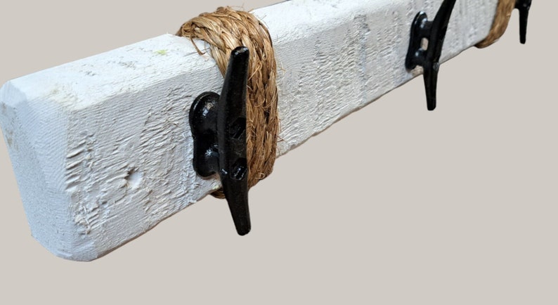 Nautical Rustic Coat, Towel Purse or Robe Rack Pet Dog Cat Leash Hook ...