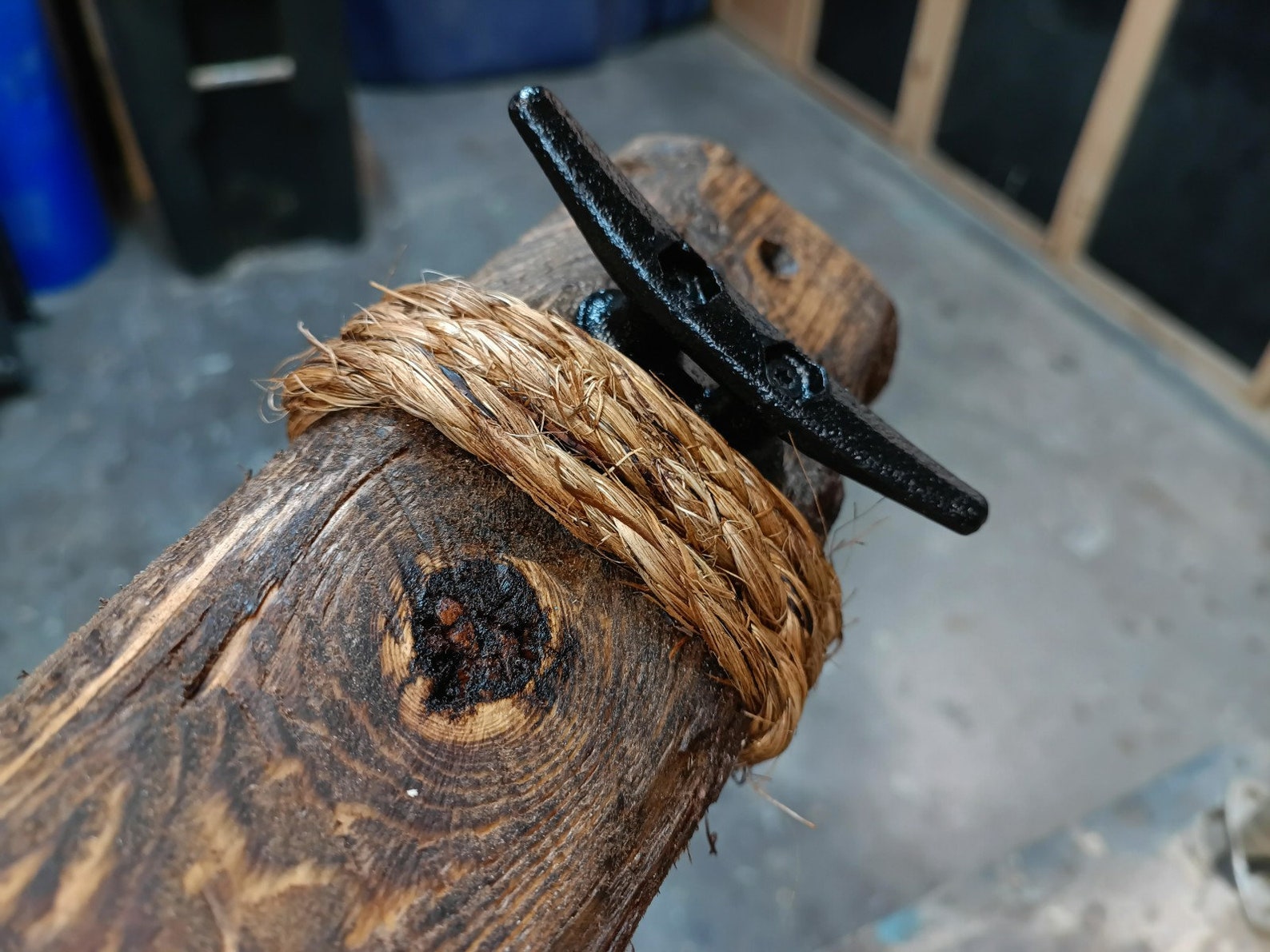 Nautical Rustic Coat, Towel Purse or Robe Rack Pet Dog Cat Leash Hook ...