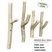 Tree Branch Hook, Wooden Coat Hanger, Solid Natural Wood Hook ...
