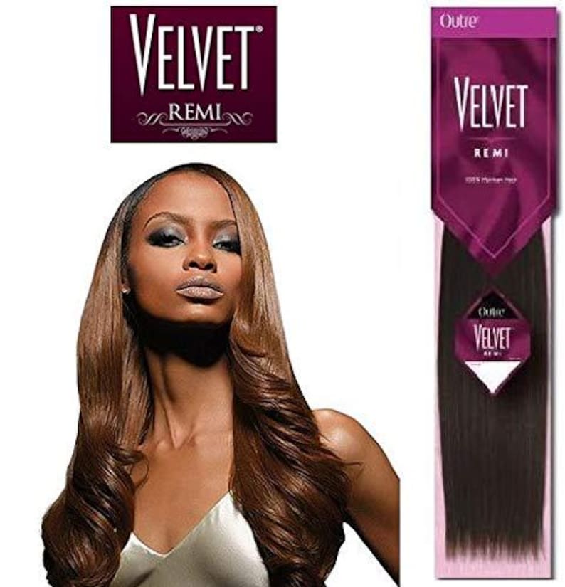 Outre Velvet 100% Remi Yaki Humanhair Color 1B/30 " 12 Inches - Etsy