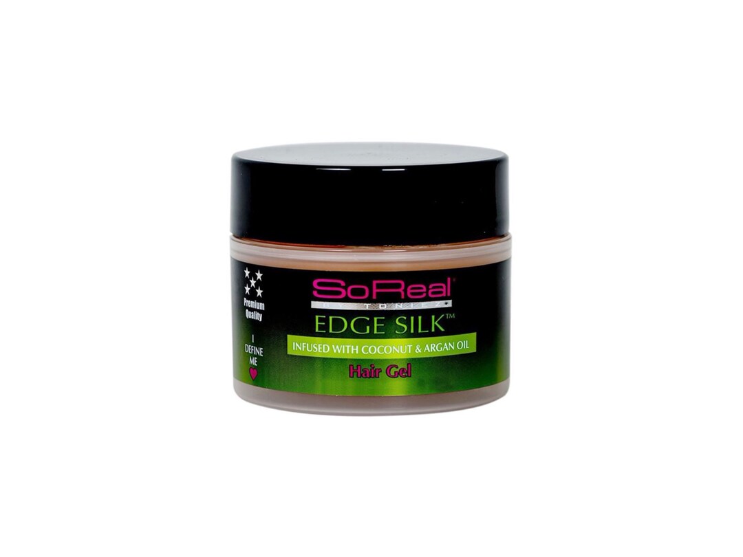 Real Edge Silk Infused With Coconut & Argan Oil Hair Gel 8oz - Etsy