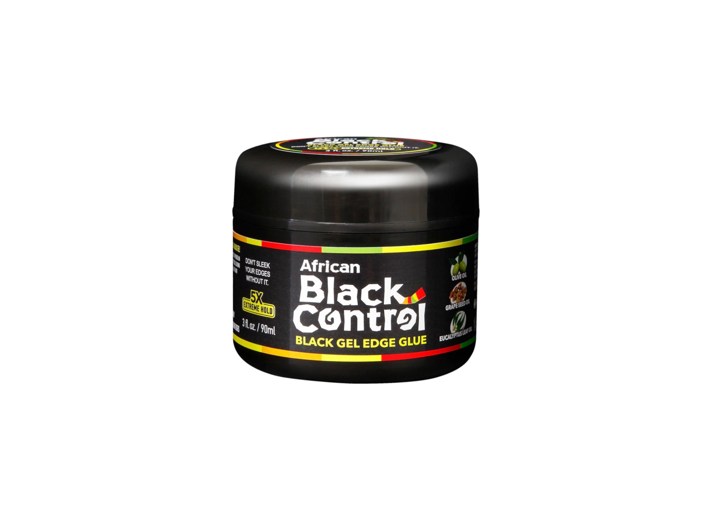 African Black Control Black Gel Edge Glue 10oz - Etsy