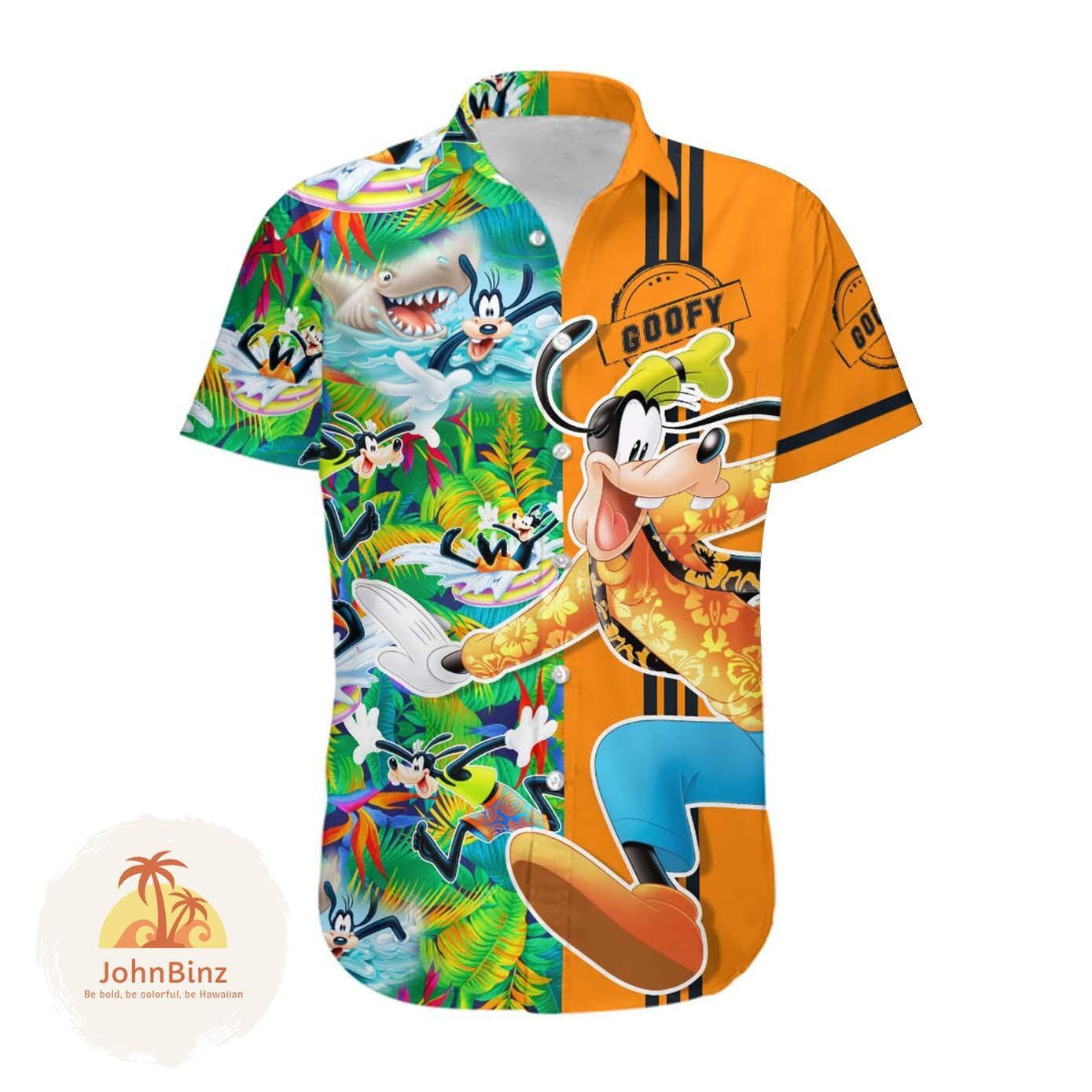 Goofy Button Shirt, Disney Goofy Button sold by Cristina Rodrigues ...