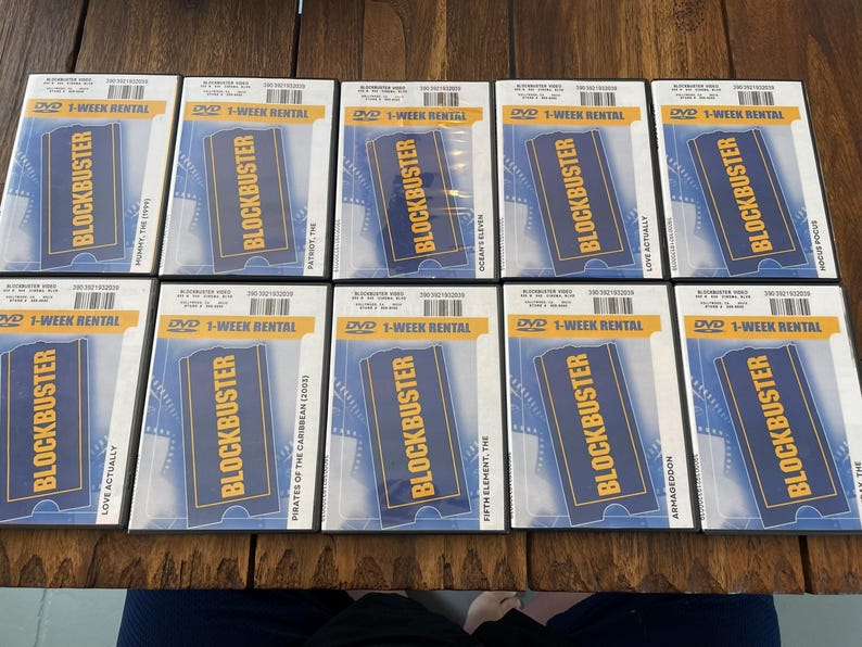 Blockbuster Style DVD, Movie Case & Cover - Choose From Our List - Etsy