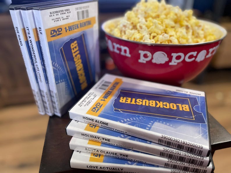 Blockbuster DVD Movies for Nostalgia Nights - Etsy