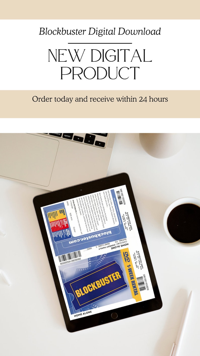 Blockbuster Movie Printable DVD Case Cover - Etsy