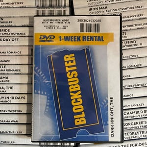 Blockbuster Style DVD, Movie Case & Cover - Choose From Our List - Etsy
