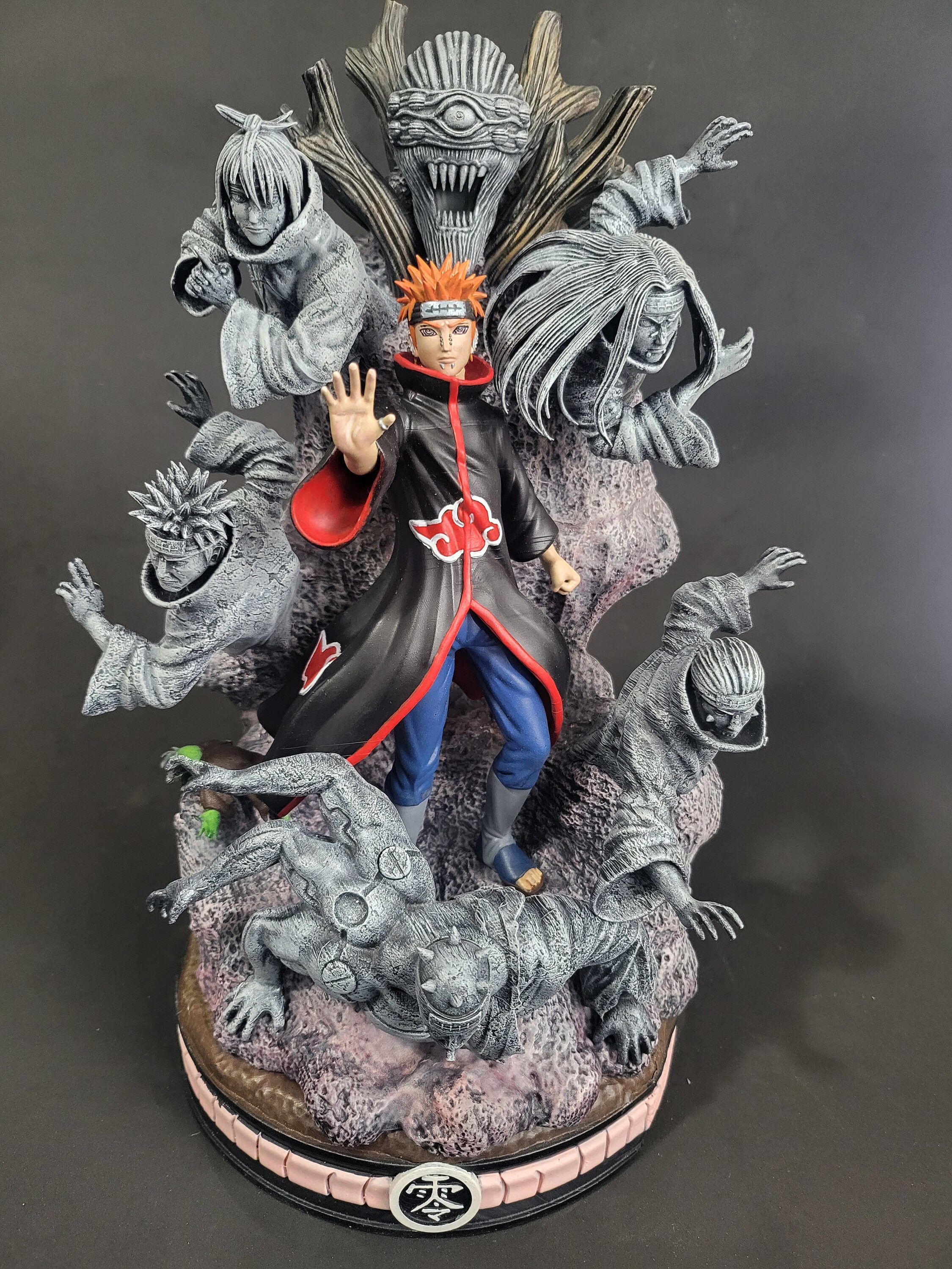 FAN ART STATUE/ Diorama of Akatsuki Pain Six Diorama from hit show "N ...