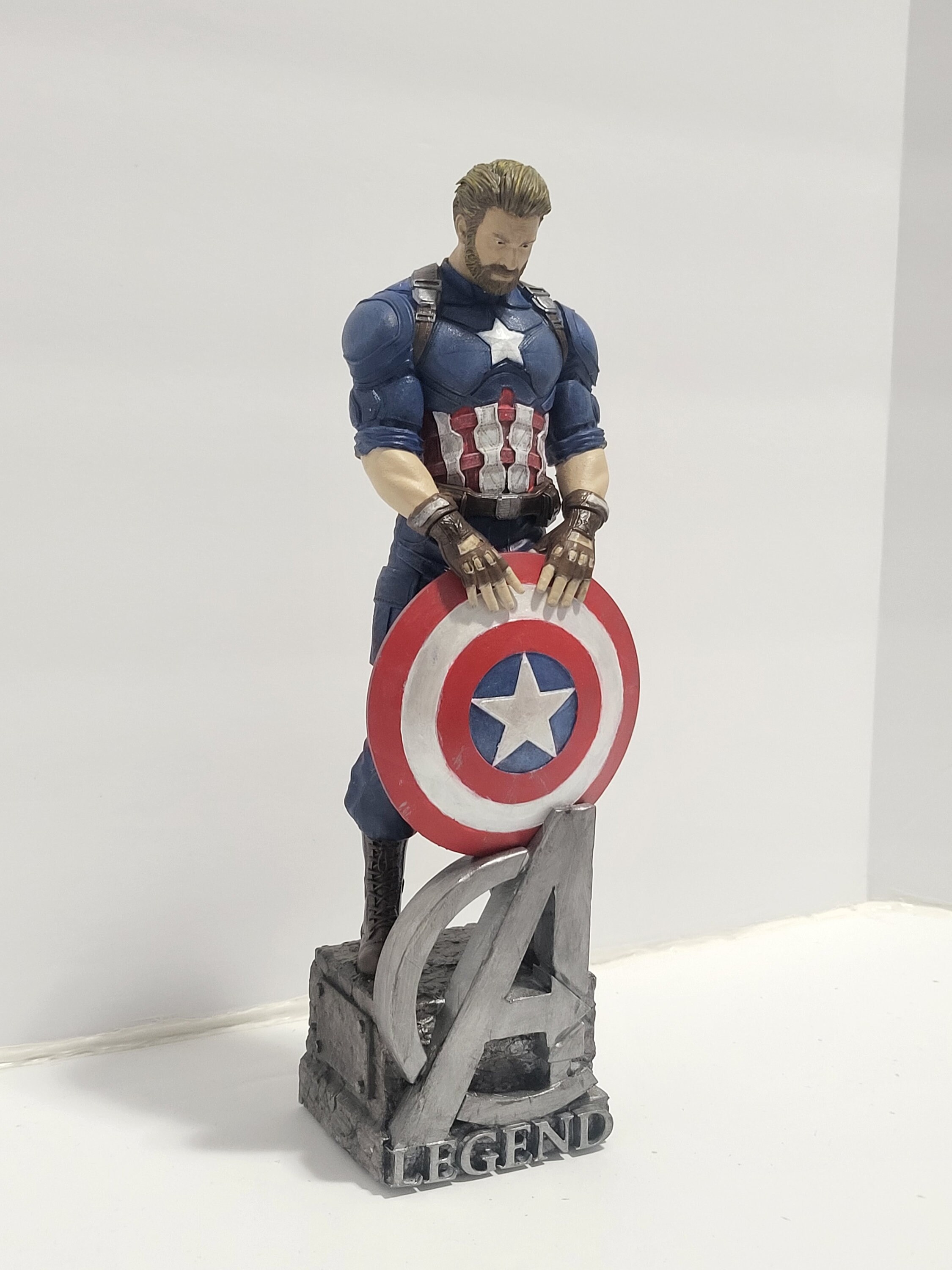Captain America Legend Statue - Etsy