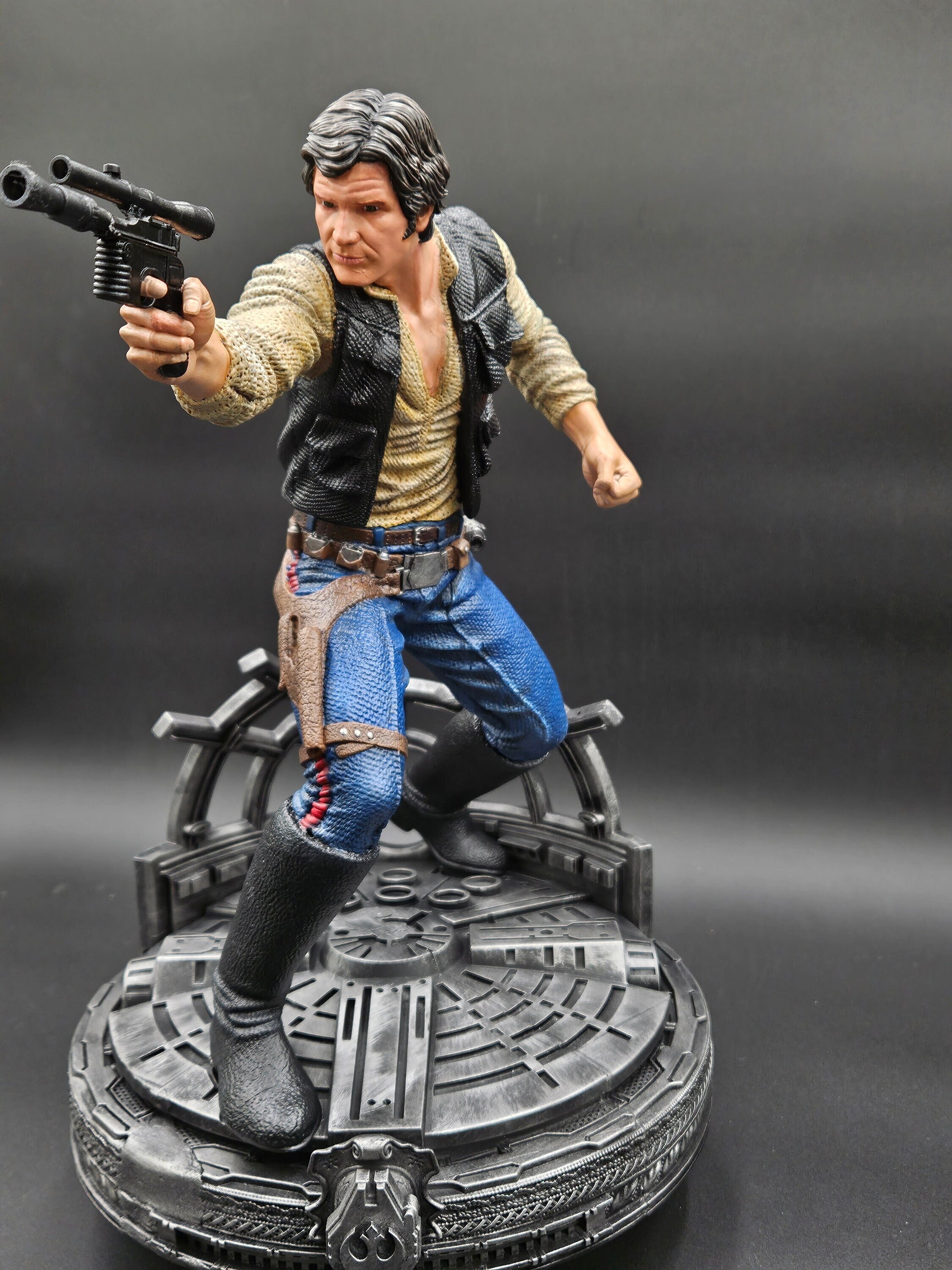 Han Solo 3D Printed Statue / Resin Print / Fan Art - Etsy