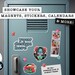 Yellow Locker Mock up for Magnets Stickers Calendars Signs Photos ...